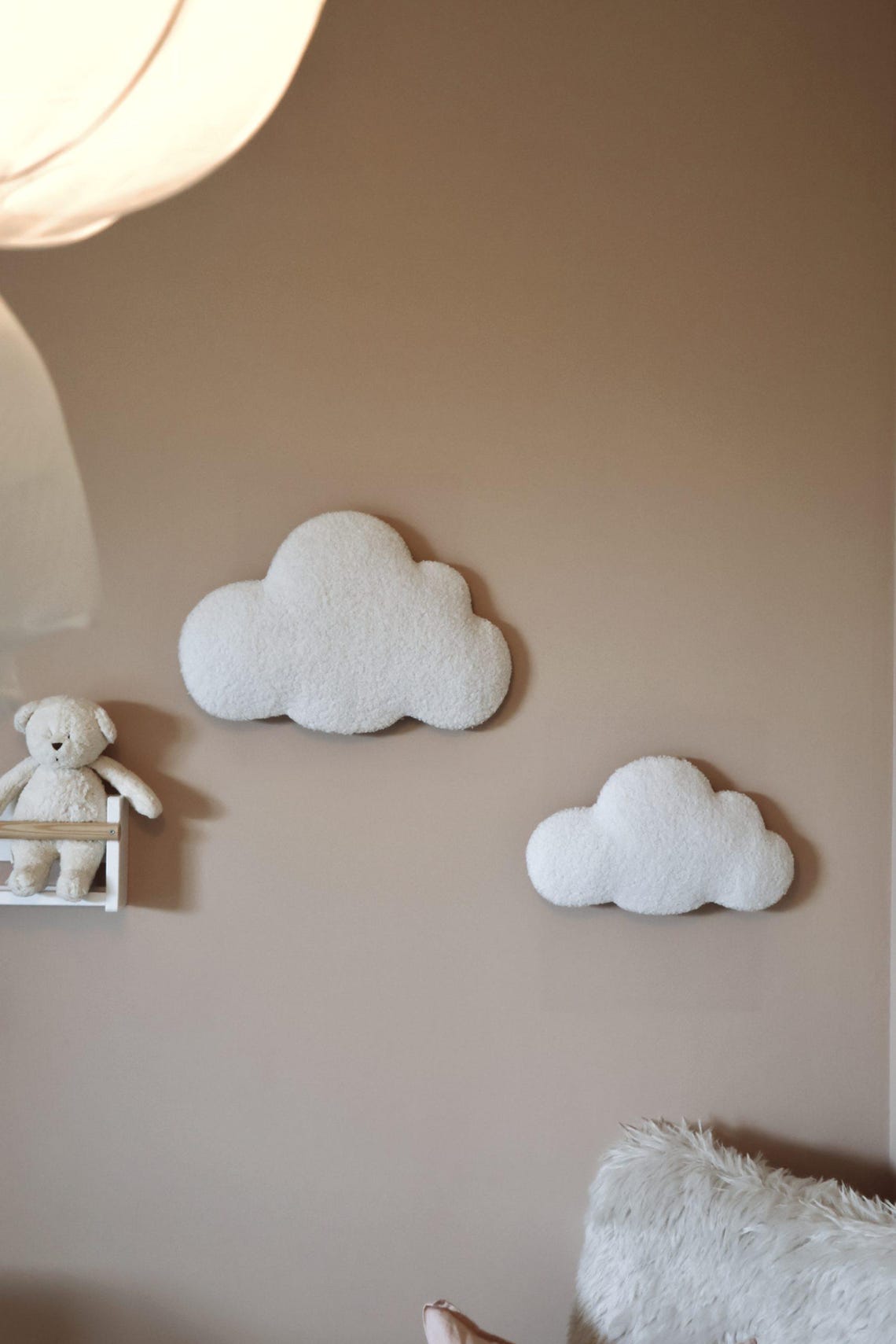 Boucle Cloud Wall Lamp, Boucle Cloud LED Lamp Night Light, Kids Room ...