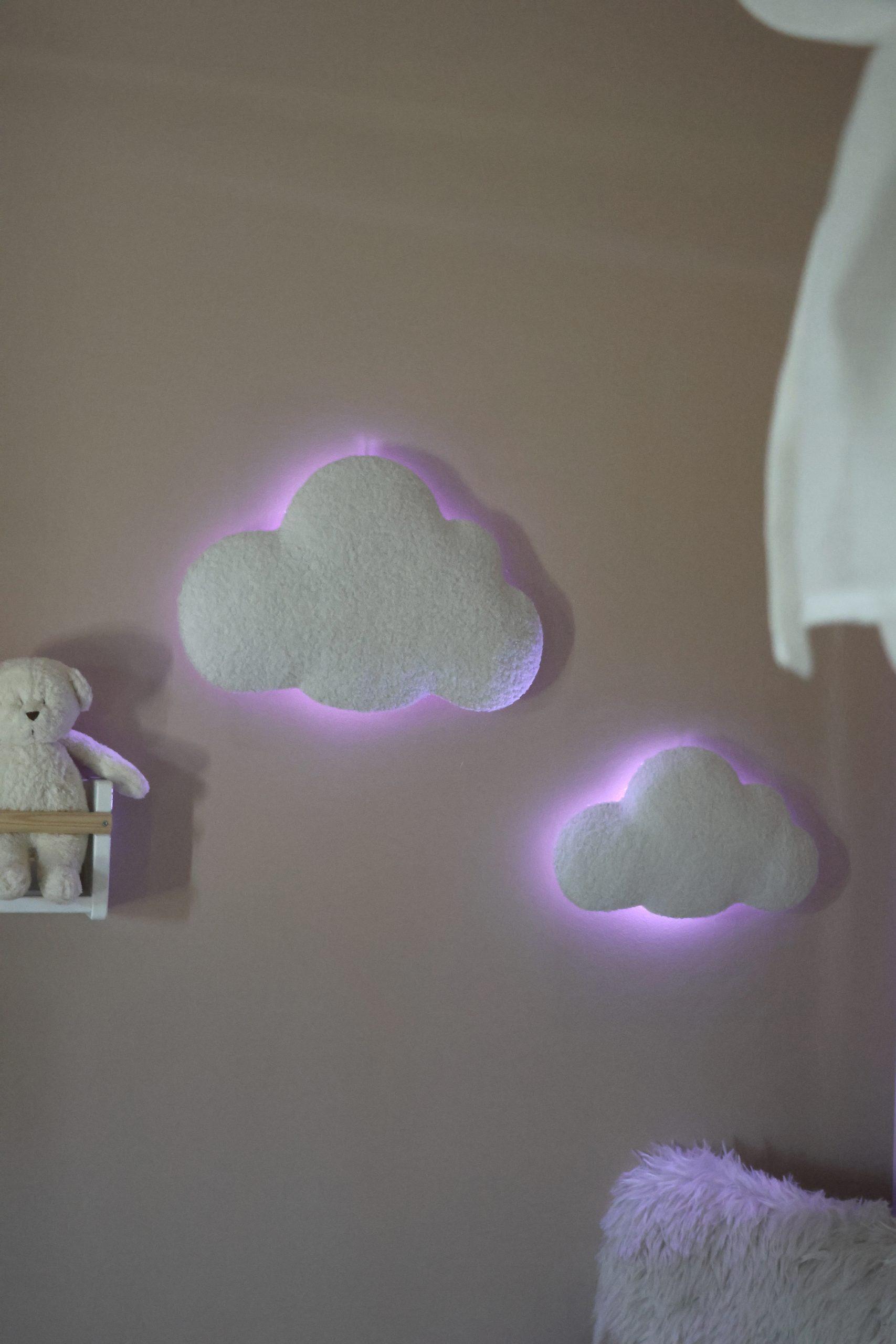 Boucle Cloud Wall Lamp, Boucle Cloud LED Lamp Night Light, Kids Room ...