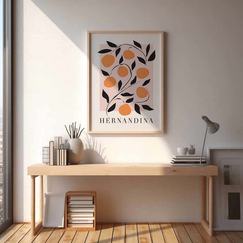 Clementine Art Print | Citrus Posters | Fruit Market Prints | Dining ...