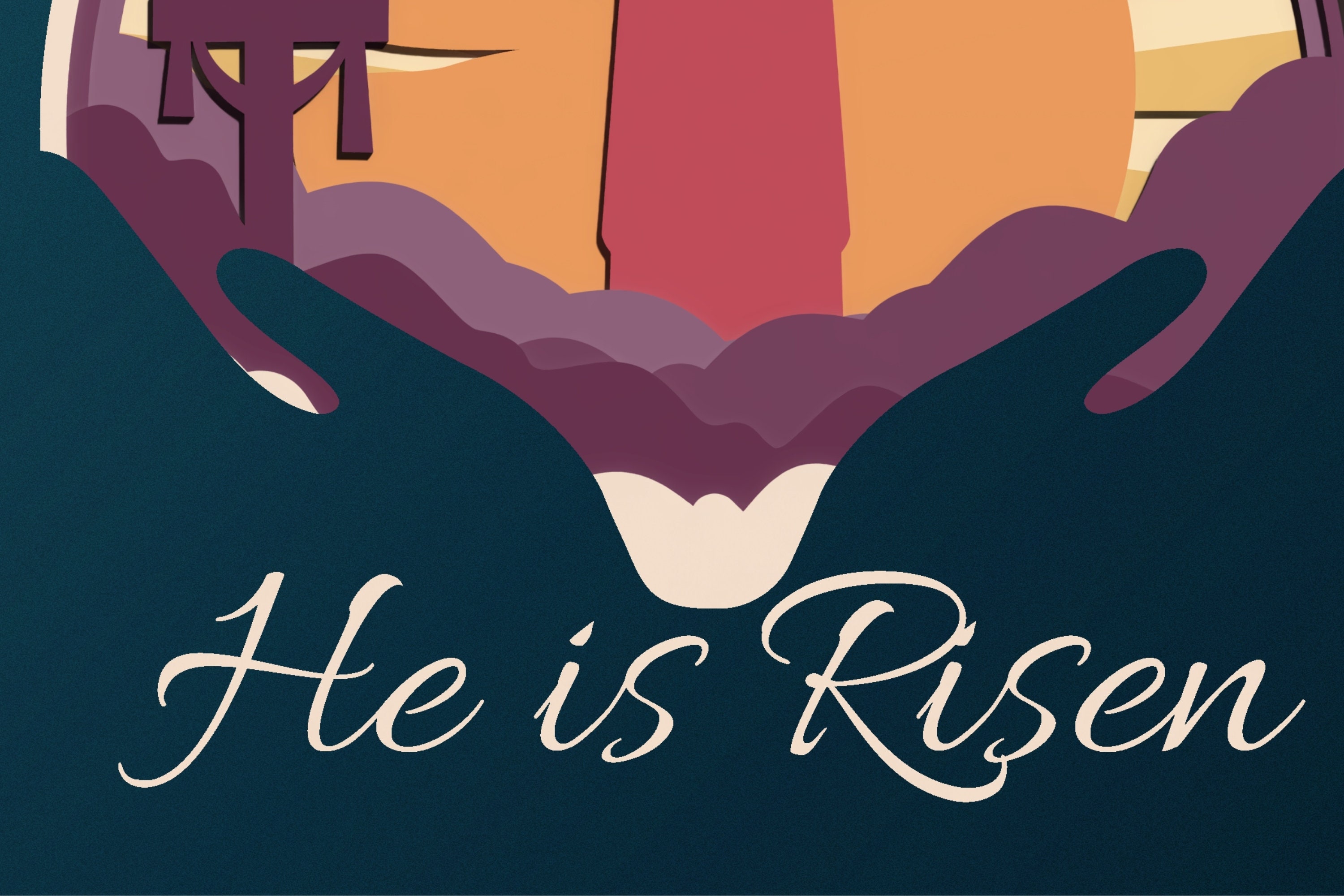 He is Risen Shadow Box SVG, 9 Multilayers for Easter Jesus Craft ...