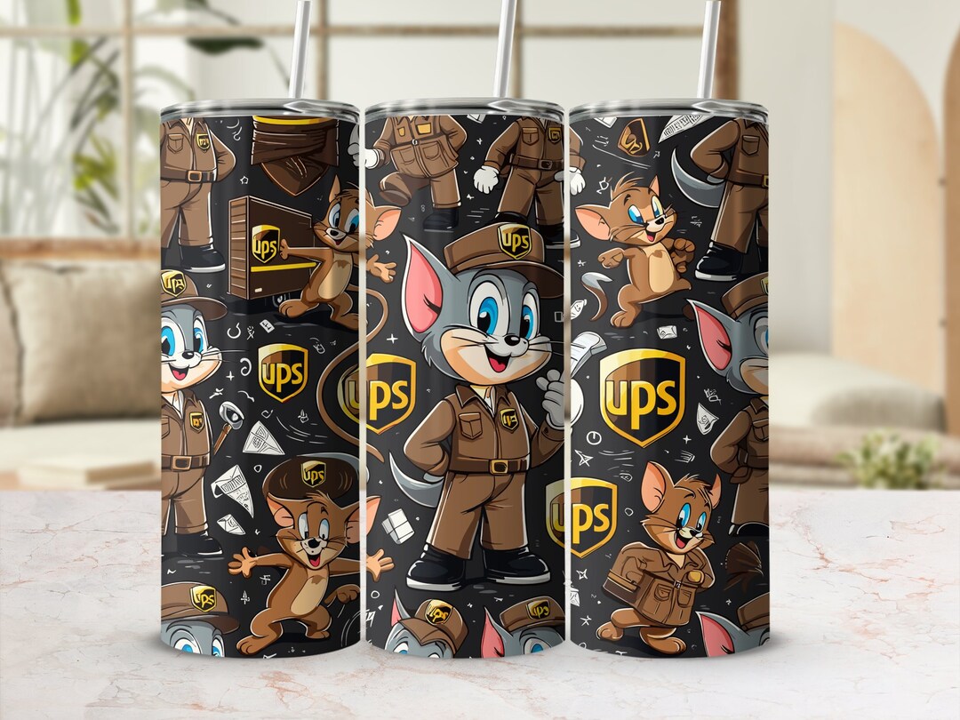 UPS 20oz Tumbler, Unique Courier Service Design, Ideal Gift for ...