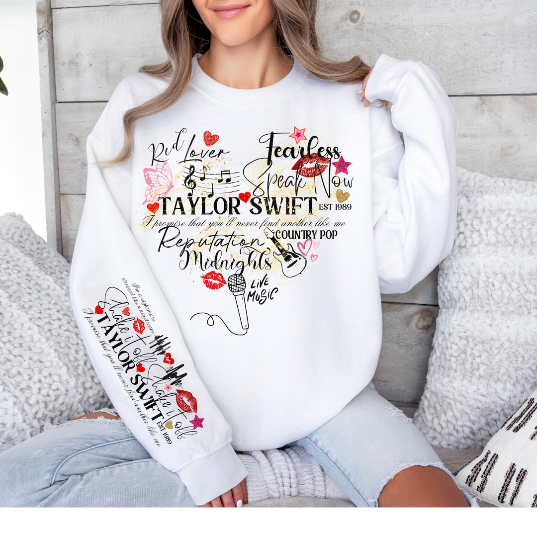 Eras Tour TAYLOR Heart Shape Word Art Design PNG, Swiftie Merch ...