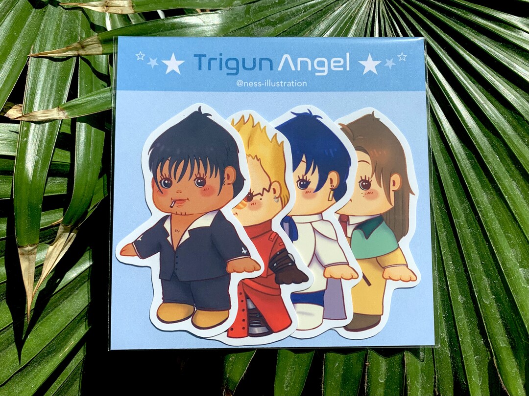 Trigun Angel Anime Sticker Fanart - Etsy
