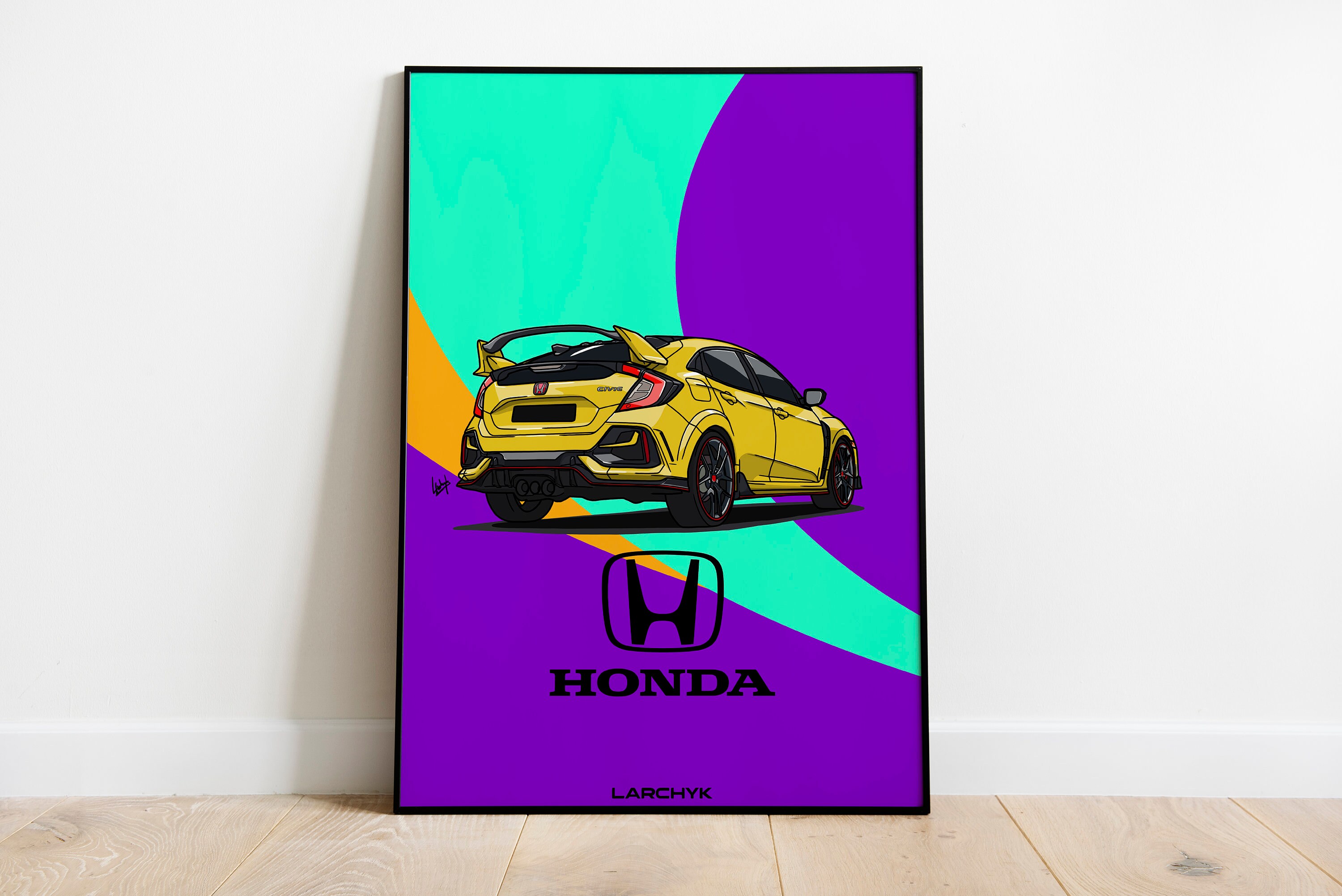 Honda Civic Type R FK8 Poster - Etsy