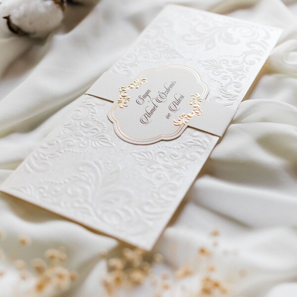 Foldable Wedding Invitation - Etsy