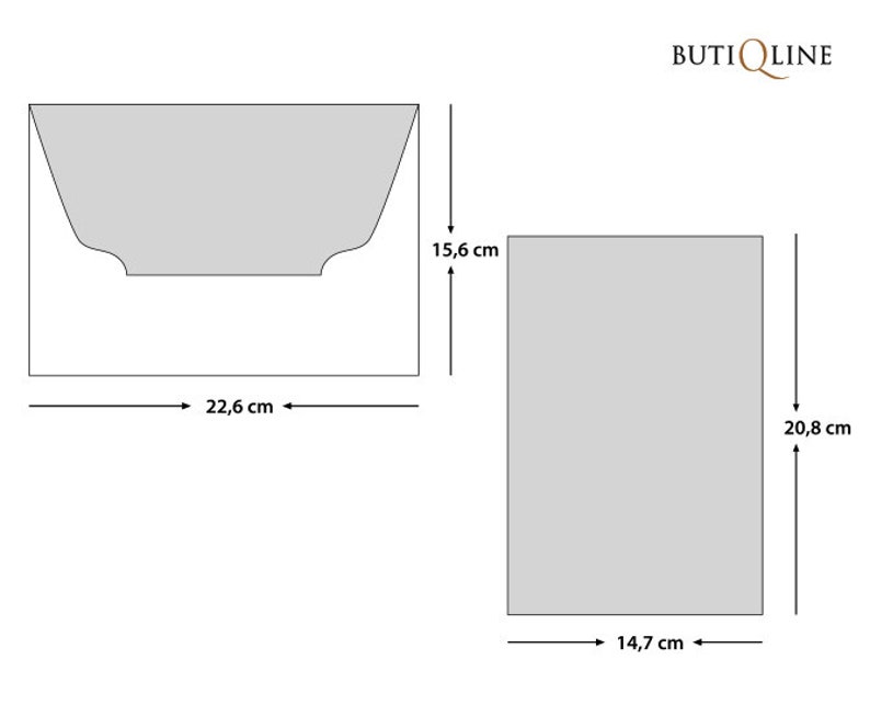 Gold Foiled White Ivory Gatefold Modern Wedding Invitation Card and ...