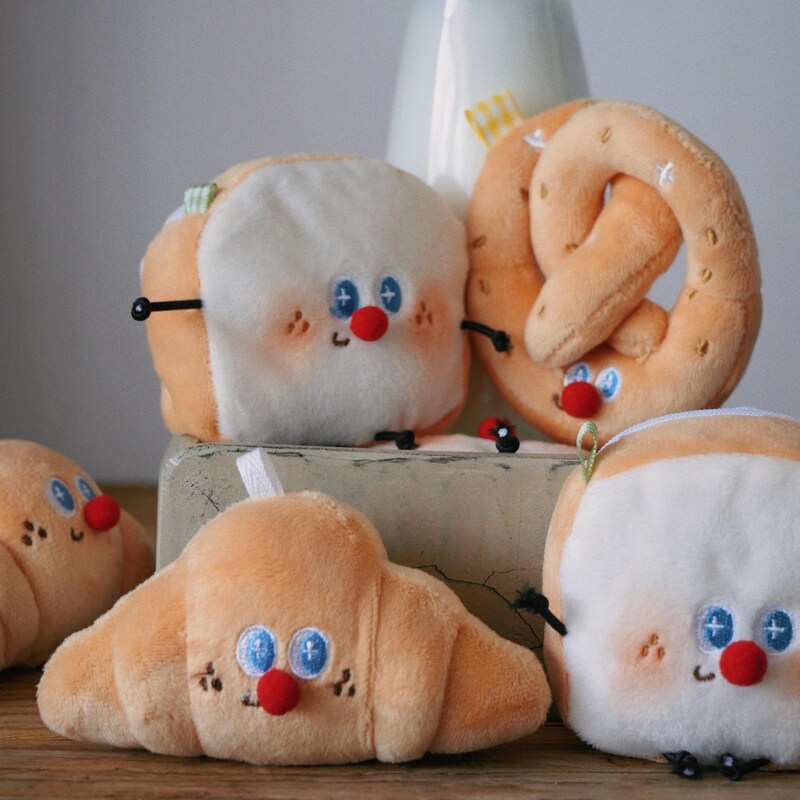 Jellycat Croissant Keychain - Etsy