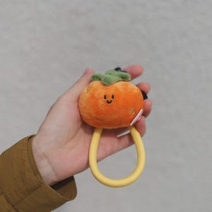 Daily White | Peanut Bag Charm | Cute Persimmon Toy Charm | Cute Quirky ...