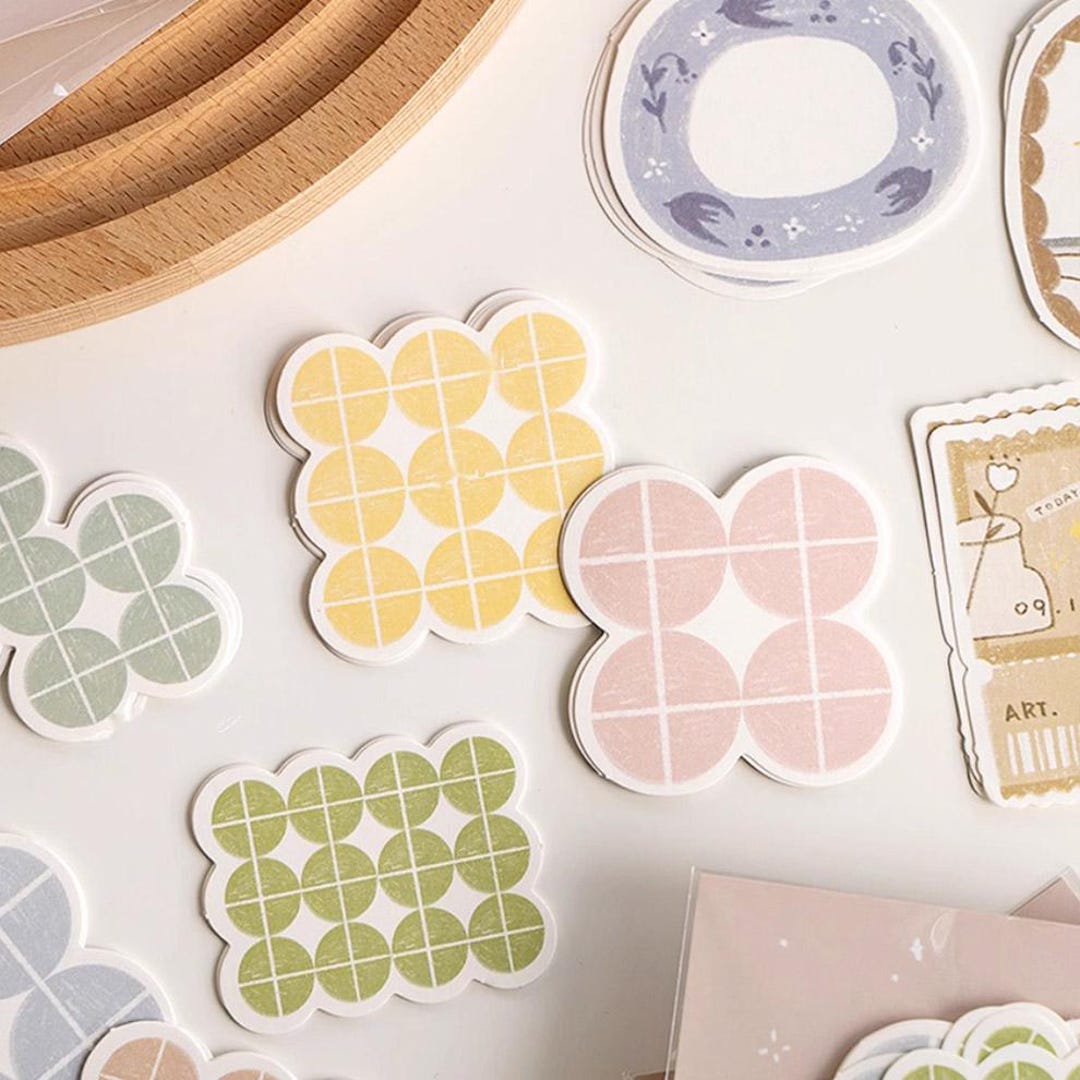 Orange Studio | Flower Sticky Notes - Etsy