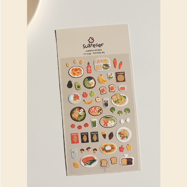 Cute Korean Food Stickers - Etsy