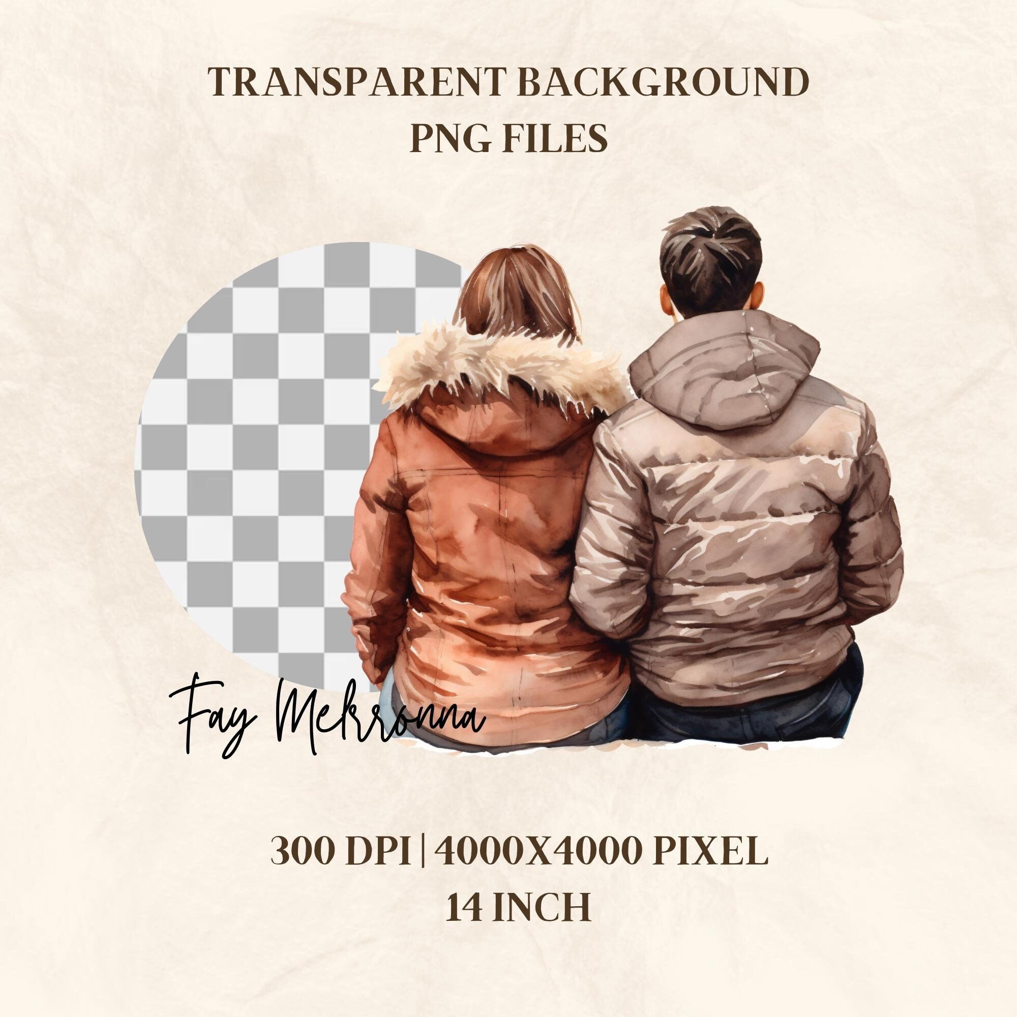 27 Winter Couple in Love PNG Clip Art | Couple Clip Art | Couple ...