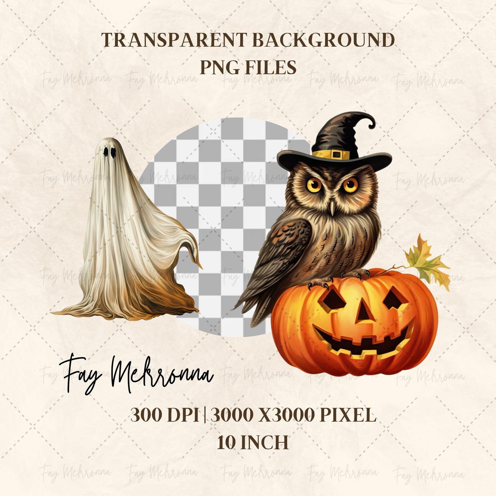 Vintage Creepy Halloween Clipart, Old Style Antique Halloween Clip Art ...