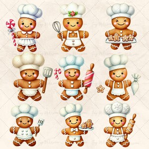 26 Gingerbread Baker Christmas PNG | Gingerbread Clipart | Christmas ...