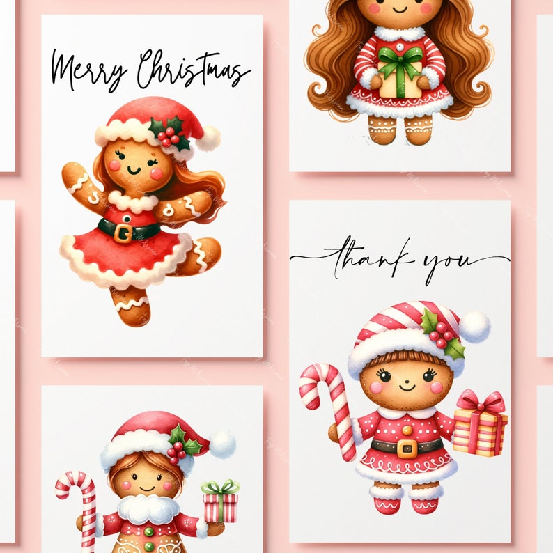 26 Gingerbread Girl Christmas PNG | Gingerbread Clipart | Christmas ...