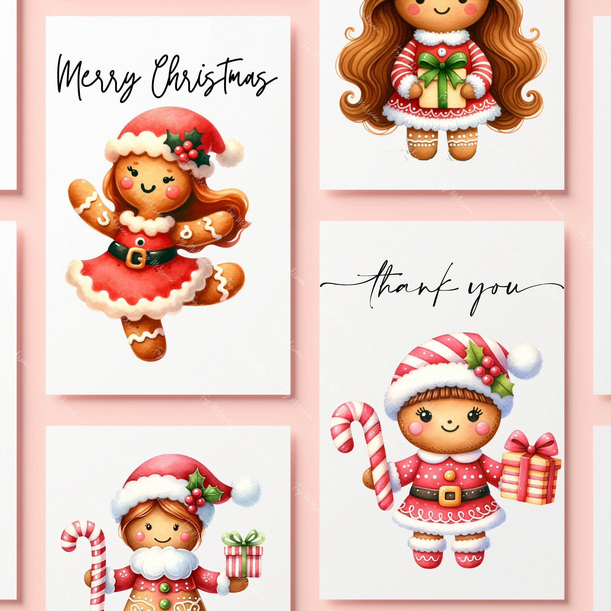 26 Gingerbread Girl Christmas PNG Gingerbread Clipart Christmas Clipart ...