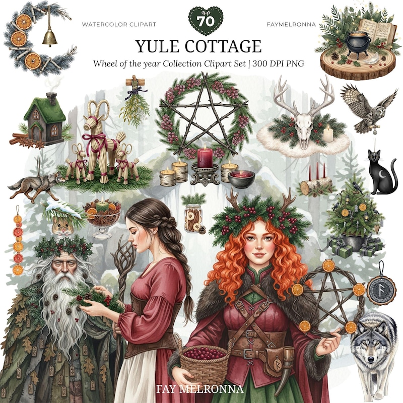 Winter Solstice Portrait - Etsy