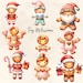 26 Gingerbread Girl Christmas PNG | Gingerbread Clipart | Christmas ...