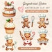 26 Gingerbread Baker Christmas PNG | Gingerbread Clipart | Christmas ...