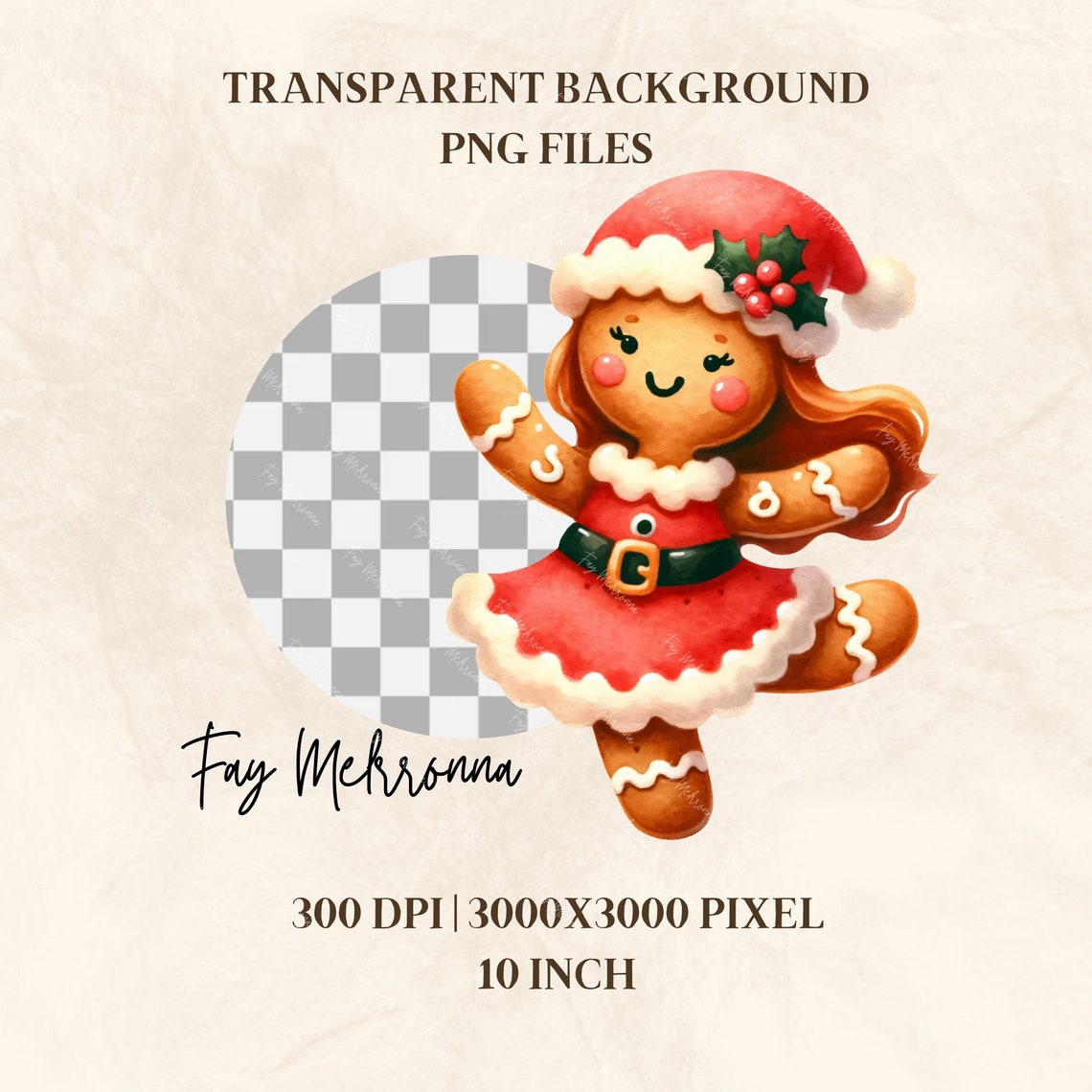 26 Gingerbread Girl Christmas PNG | Gingerbread Clipart | Christmas ...