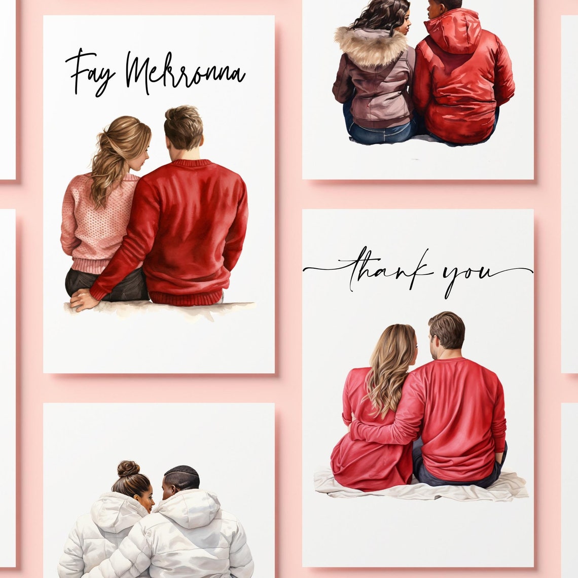 27 Winter Couple in Love PNG Clip Art | Couple Clip Art | Couple ...