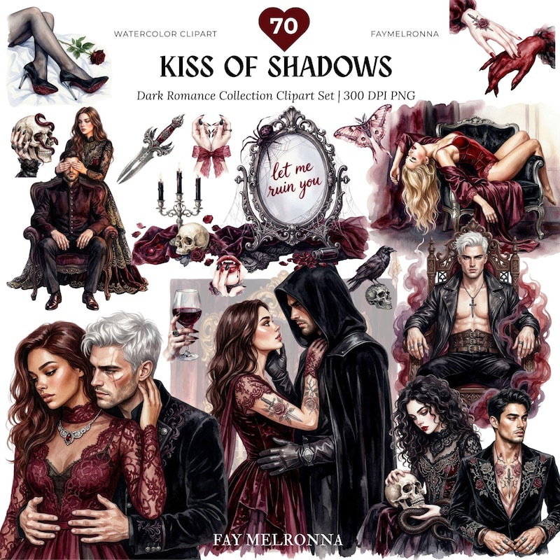 Vampire Gothic Stickers - Etsy