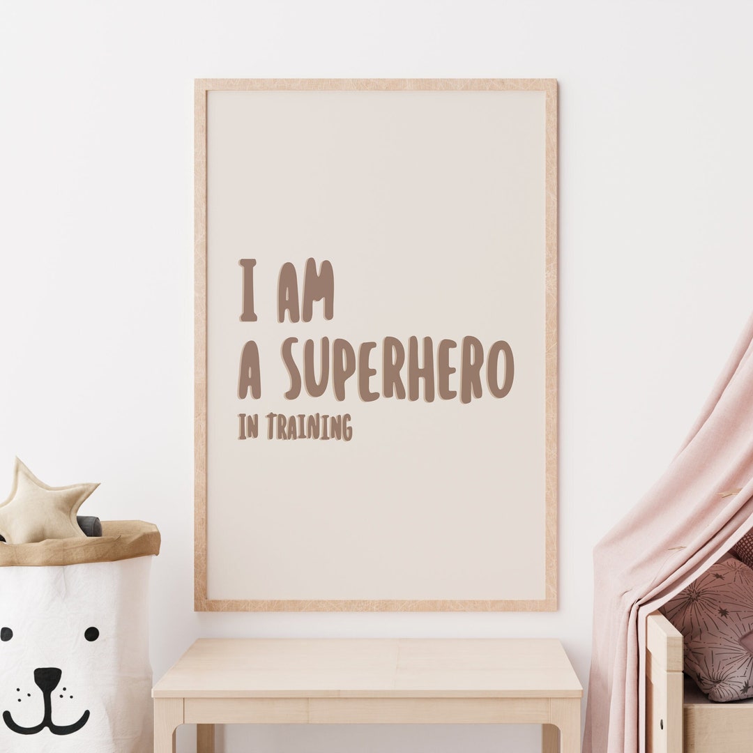 Affirmations for Kids, Playroom Wall Decor, Classroom Decor, I Am Wall ...