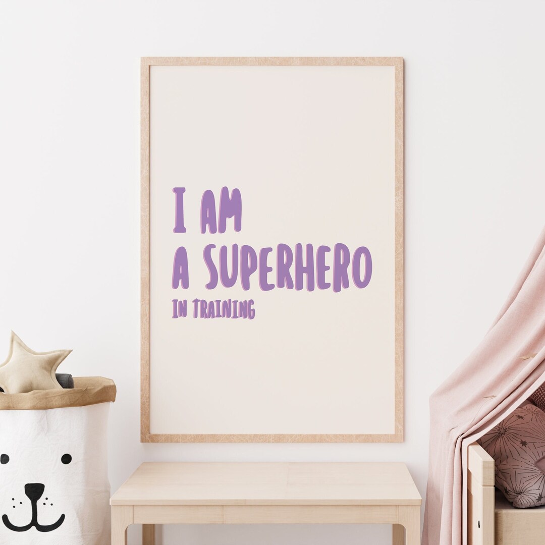 Affirmations for Kids, Playroom Wall Decor, Classroom Decor, I Am Wall ...