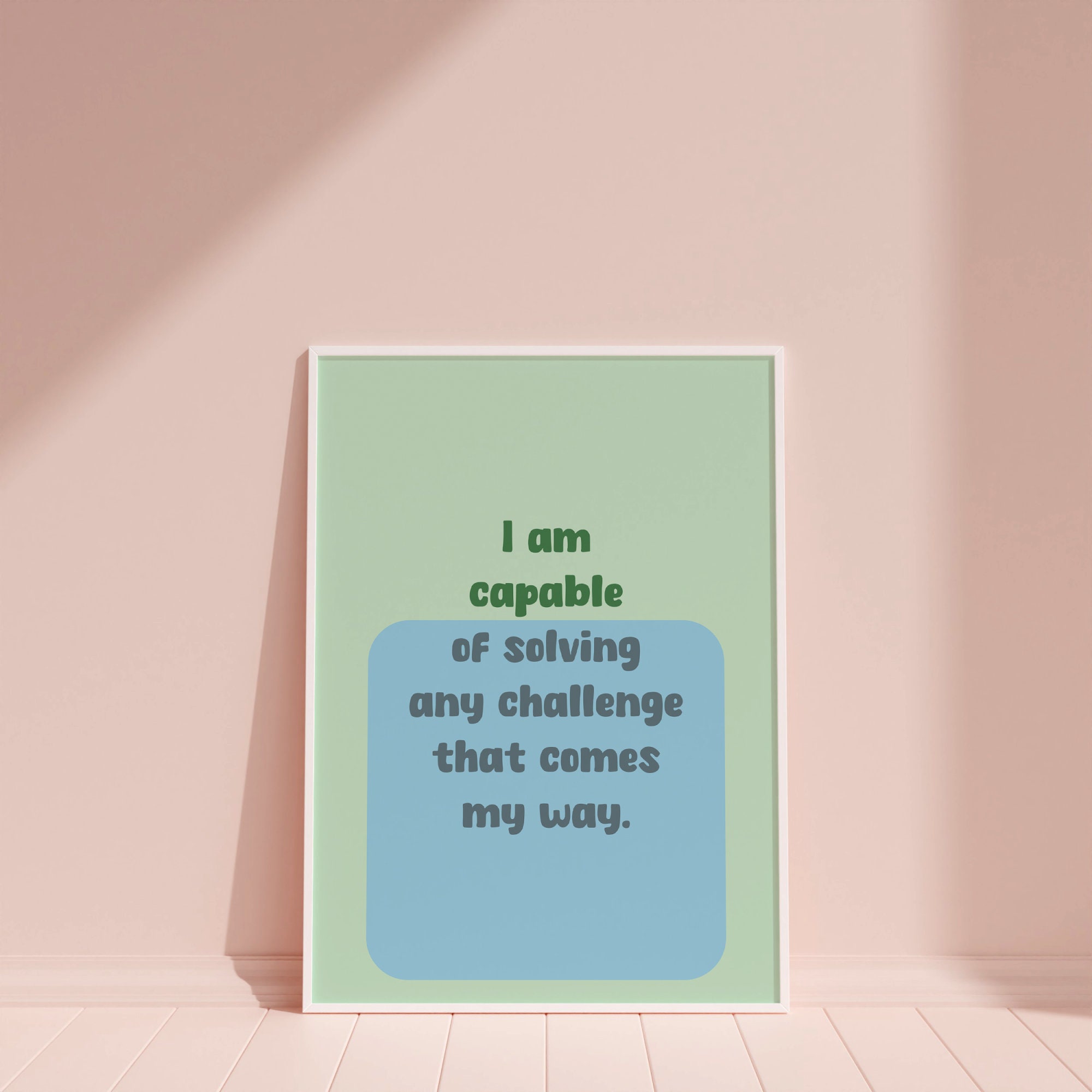 Affirmations for Kids, Motivational Kids Art, Classroom Posters Quotes ...
