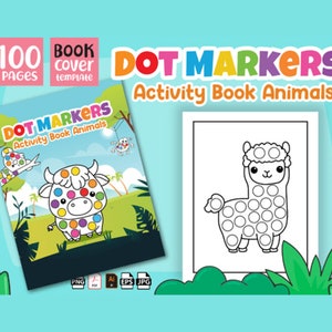 Dot Markers Activity Book, Coloring Book, Kids Activity, 100 Pages ...