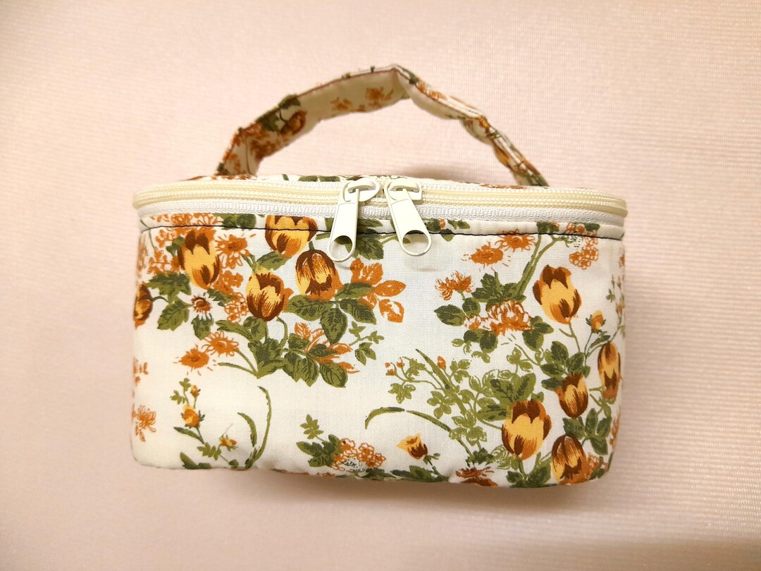 Round Makeup Bag Pattern PDF, Step-by-step Photo Instructions, Boxy ...