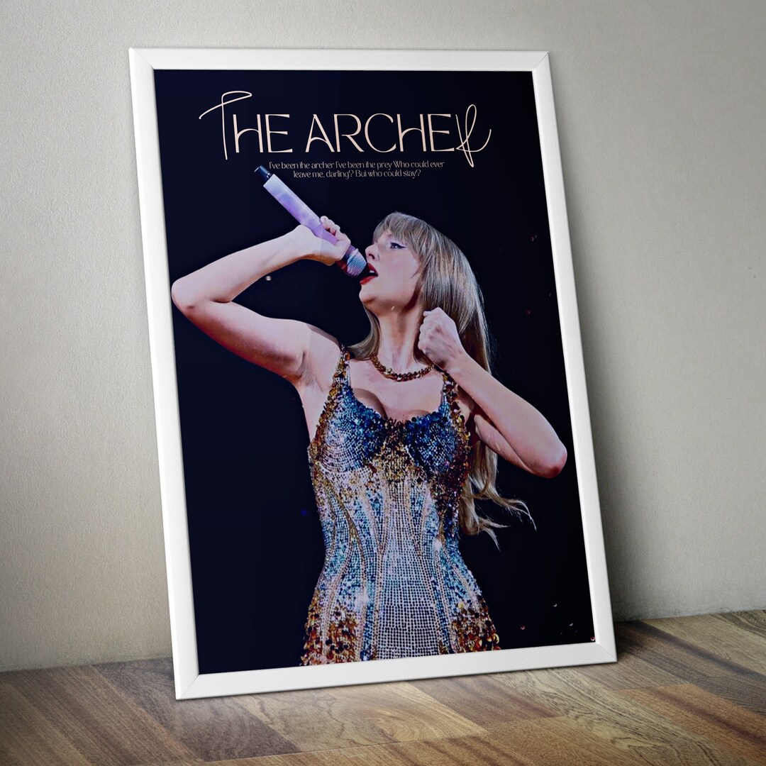 The Archer Song Poster, Taylor Swift Wall Art, the Eras Tour Printable ...
