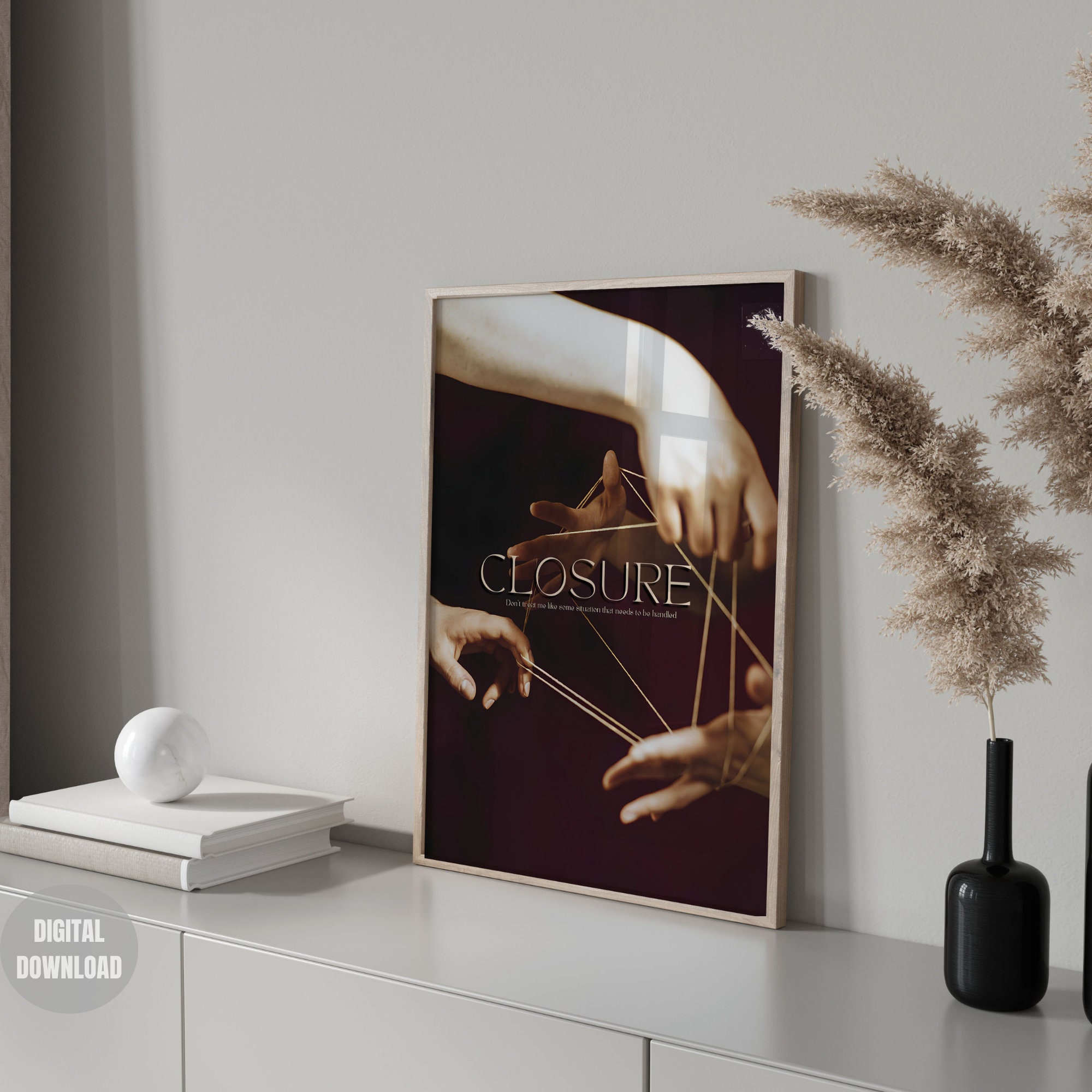 Taylor Swift Print Taylor Swift Closure Song Lyric Wall Art - Etsy