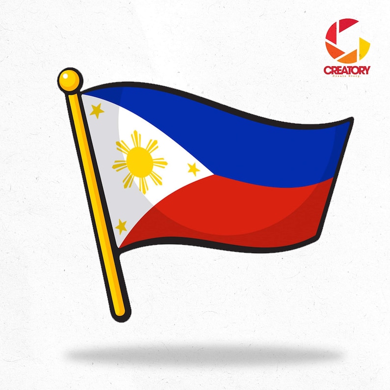Philippine Flag Sticker Decals - Etsy