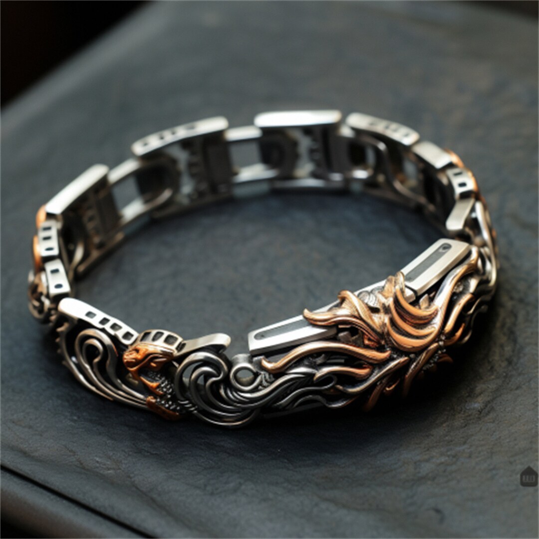 Titanium Bracelet Men's Bracelet Handsome Bracelet Handmade - Etsy