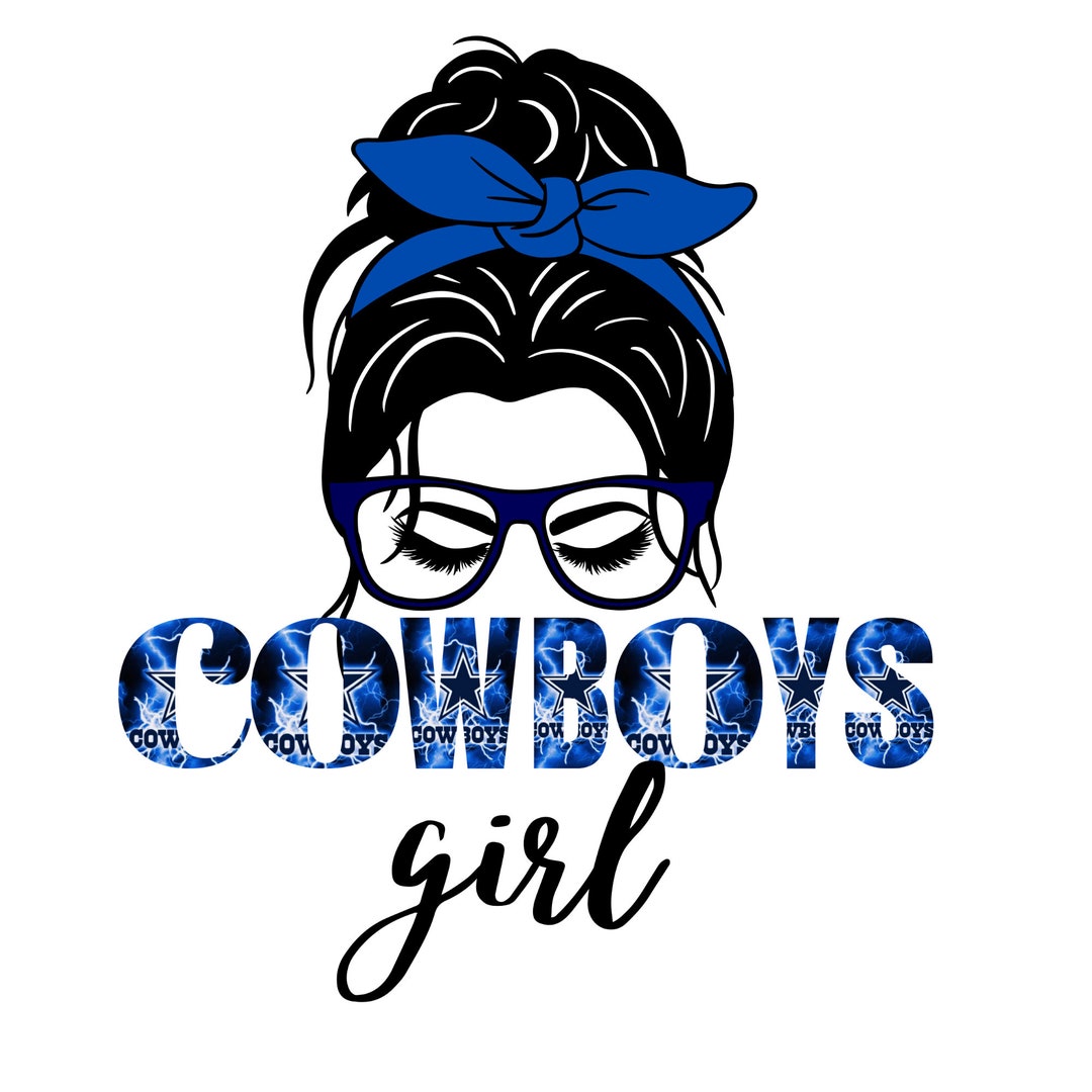 Messy Bun Cowboys Svg Png, Football Svg, Mom Svg, Mama Svg, Football ...