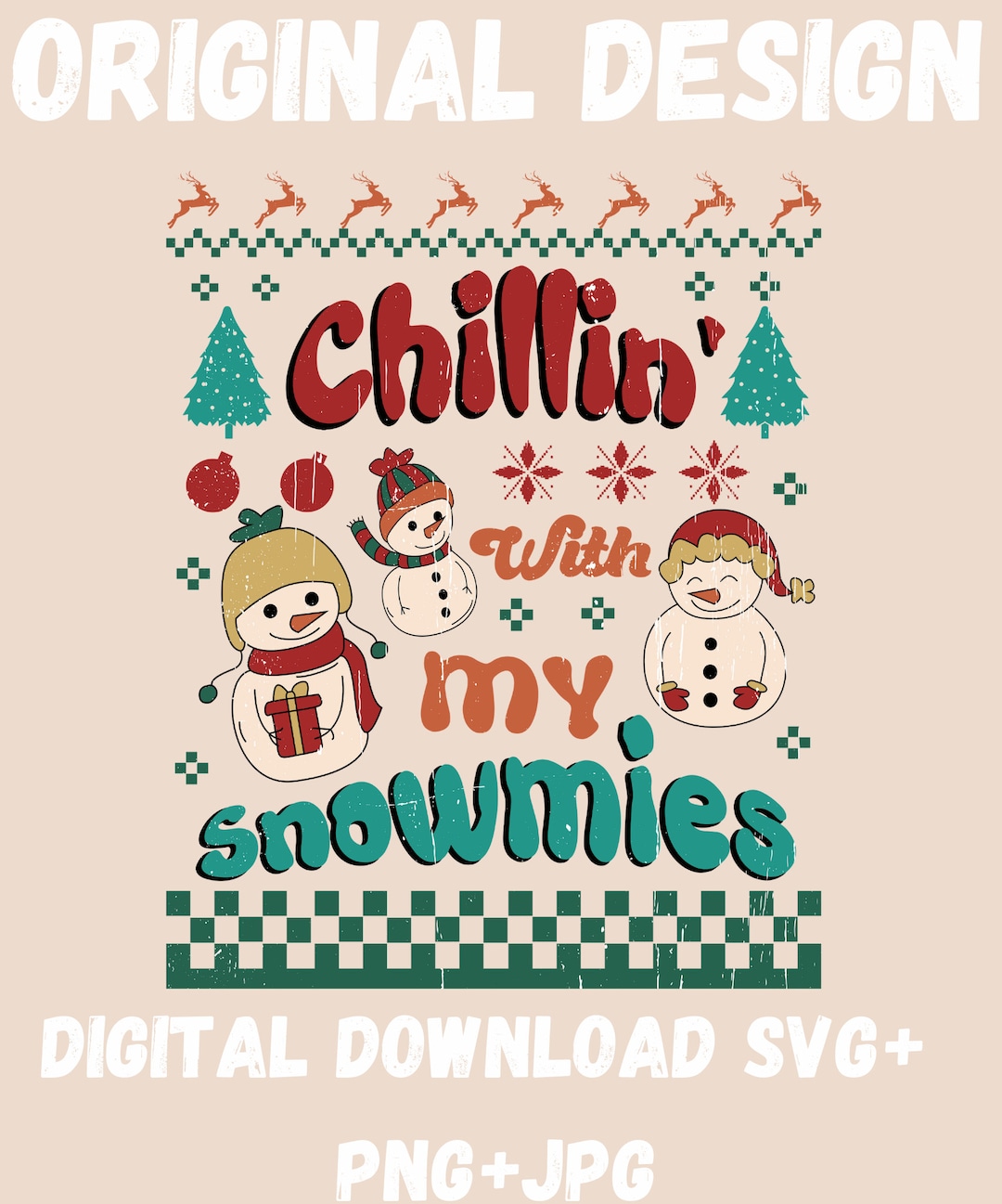 Chillin With My Snowmies Svg Snowman Svg Kids Christmas - Etsy