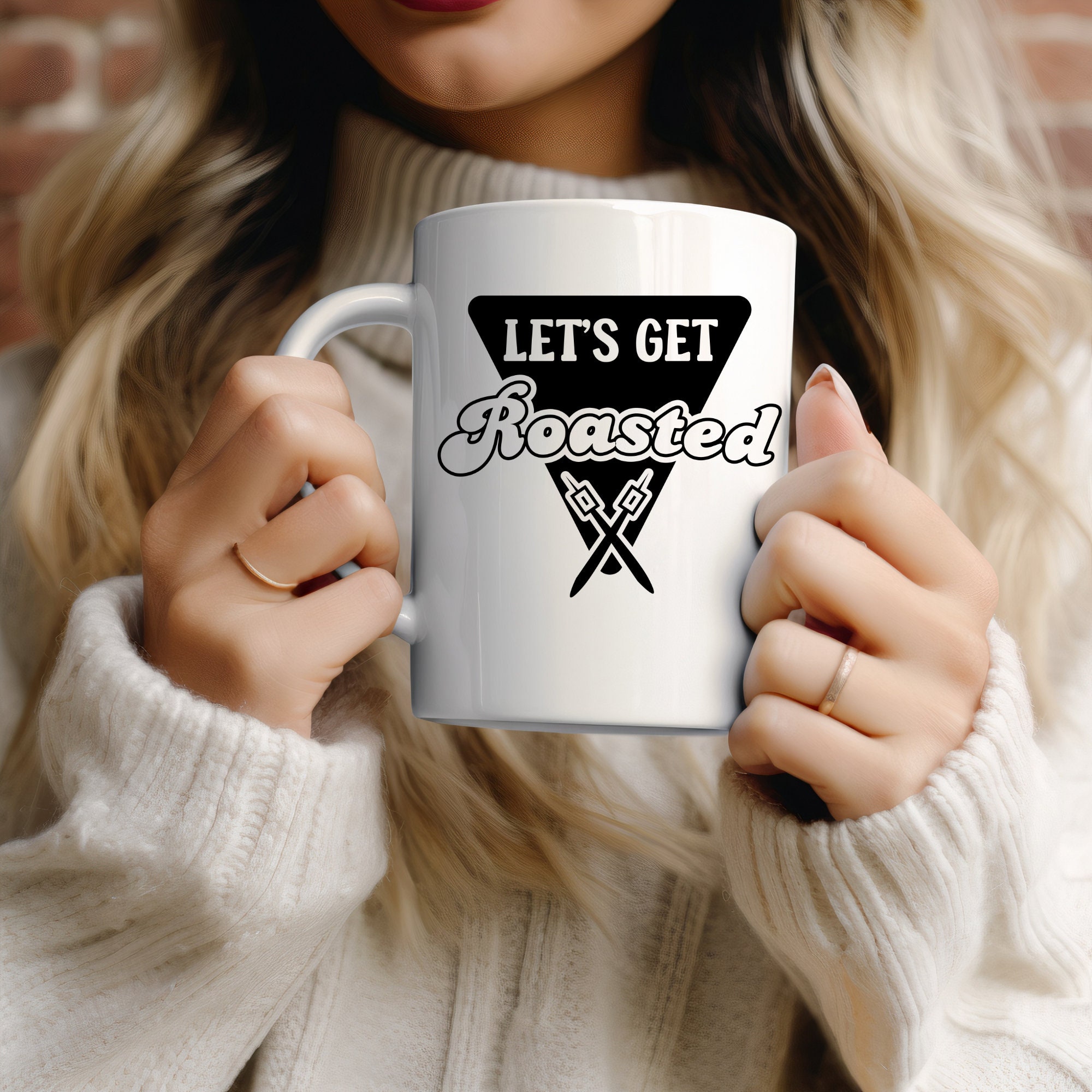 Let's Get Roasted Svg Png, Camping Svg, Outdoor Svg Files, Campfire and ...