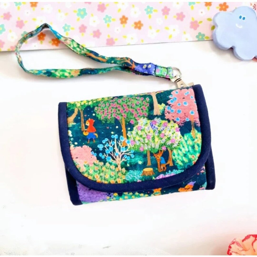 Little Riding Red Hood Fabric Wallet / Card Holder / Small Wallet ...