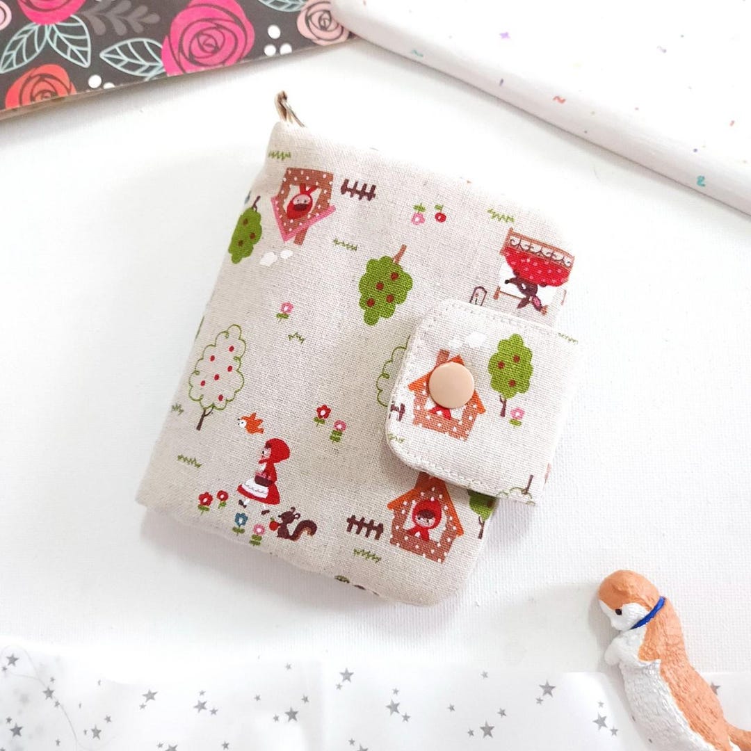 Little Red Riding Hood Fabric Wallet / Mini Wallet / Small Wallet ...