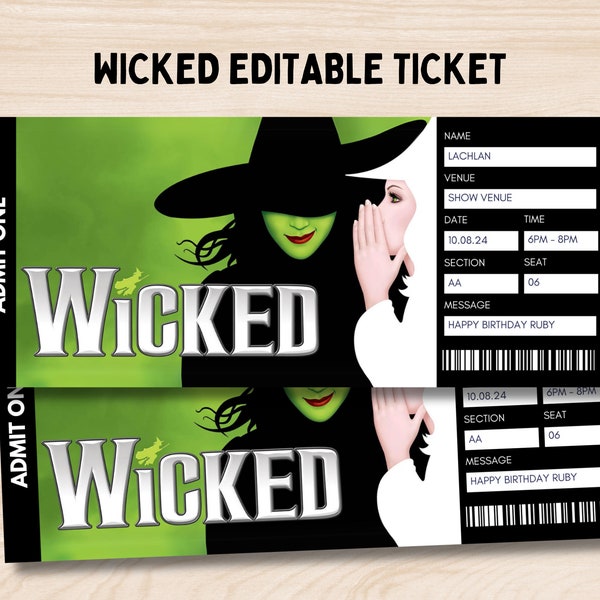 Wicked - Etsy