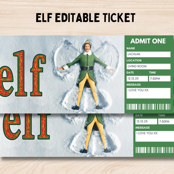 Movie Night Ticket - Etsy