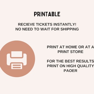 The Maybe Man Tour Ticket, AJR Ticket, AJR Tour, Personalized Printable ...