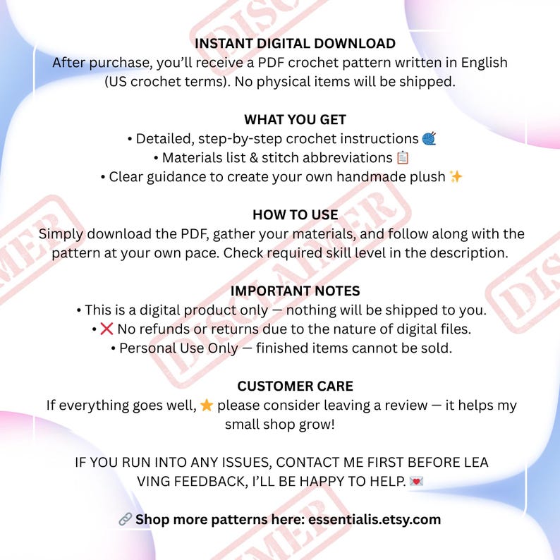 Marcus the Worm Crochet Pattern PDF, Easy Crochet Guide for Vrchat ...