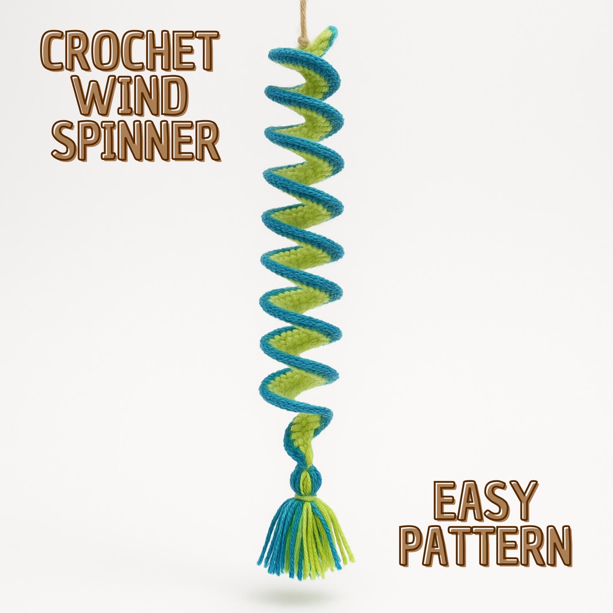 Crochet Wind Spinner Pattern: Easy Amigurumi Home Decor (digital ...
