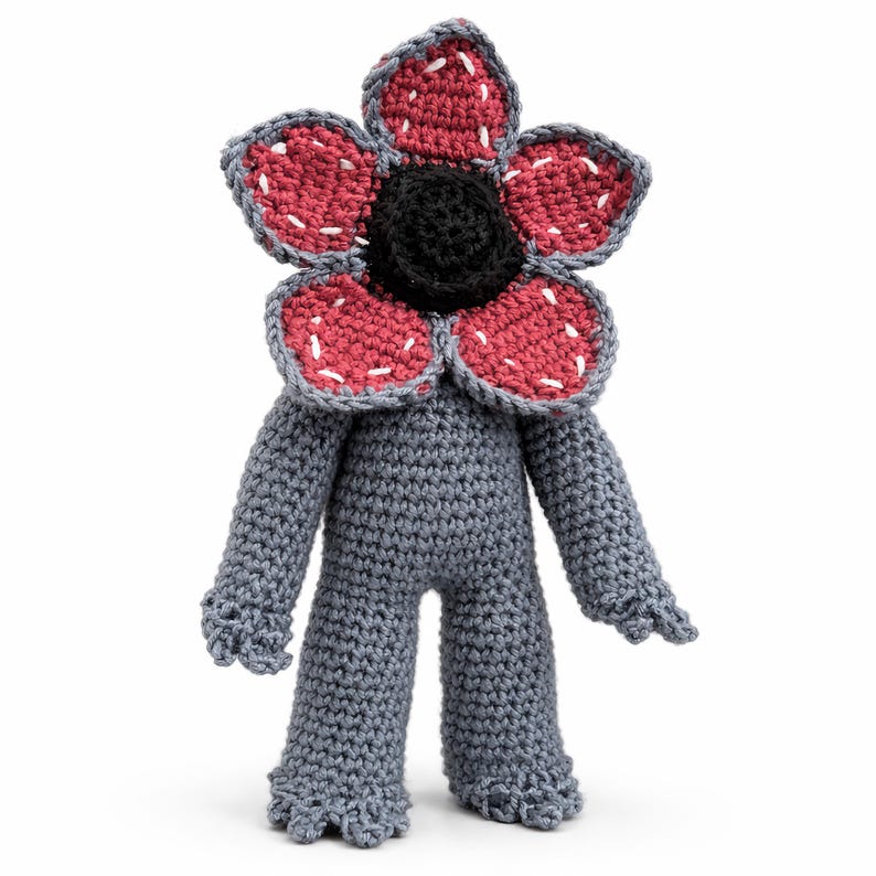 Demogorgon Crochet Pattern PDF, Horror Amigurumi Doll Tutorial, Scary ...