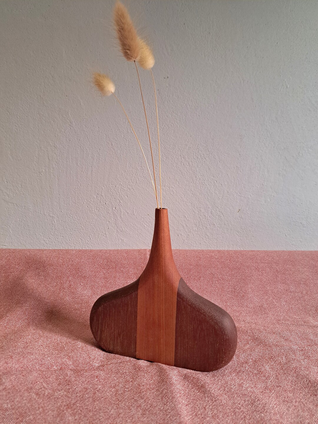 Small Exotic Wood Vase - Etsy