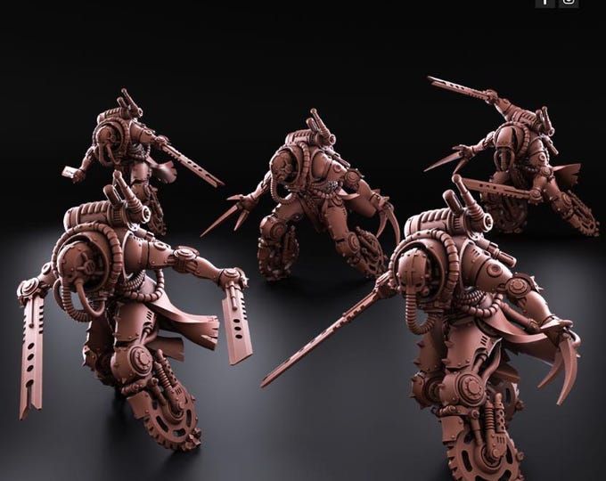Omniforge Blade Reaper Cadre - 28mm Tabletop - Redmakers - Bases ...
