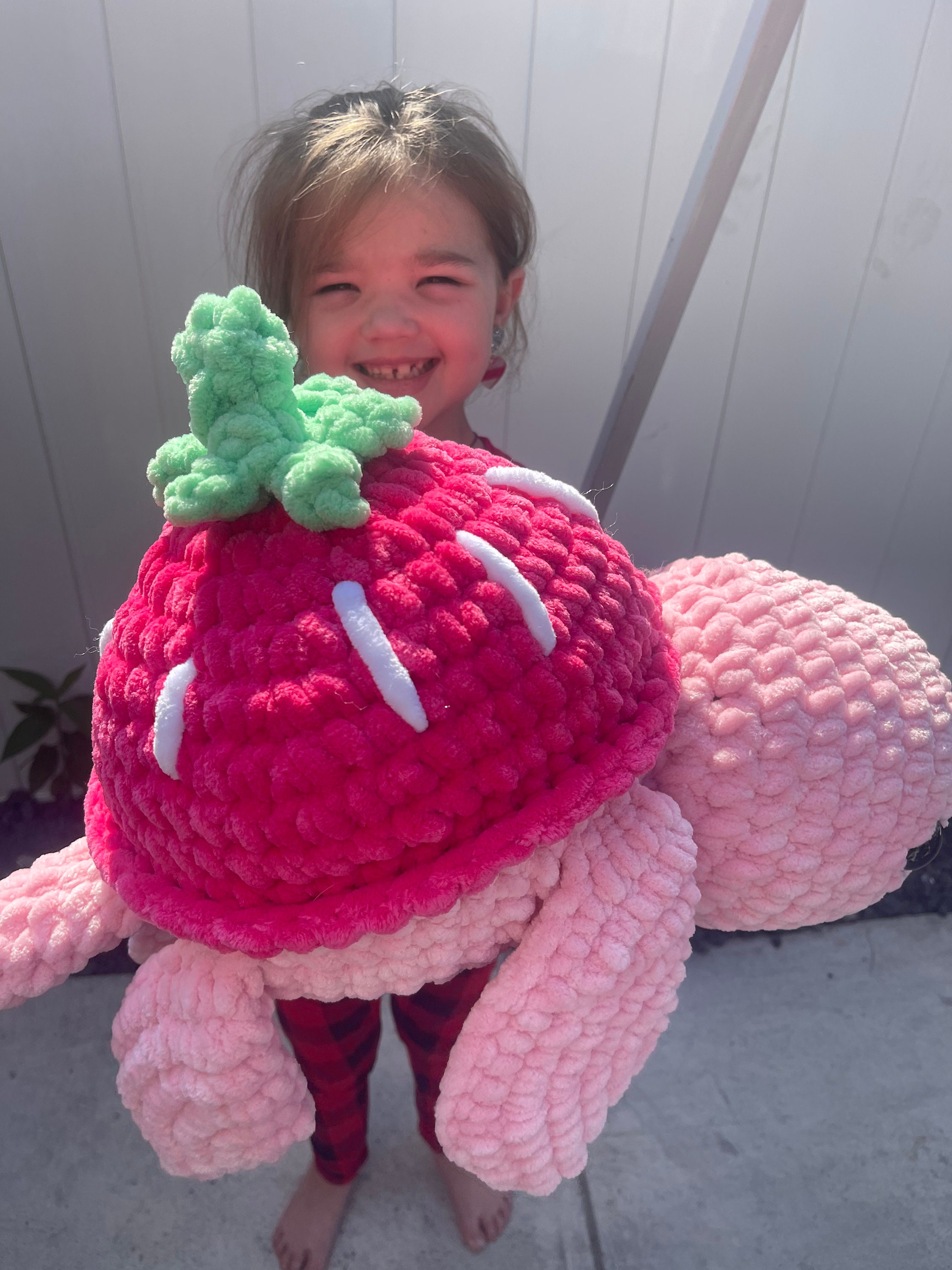 Strawberry Turtle Crochet - Etsy