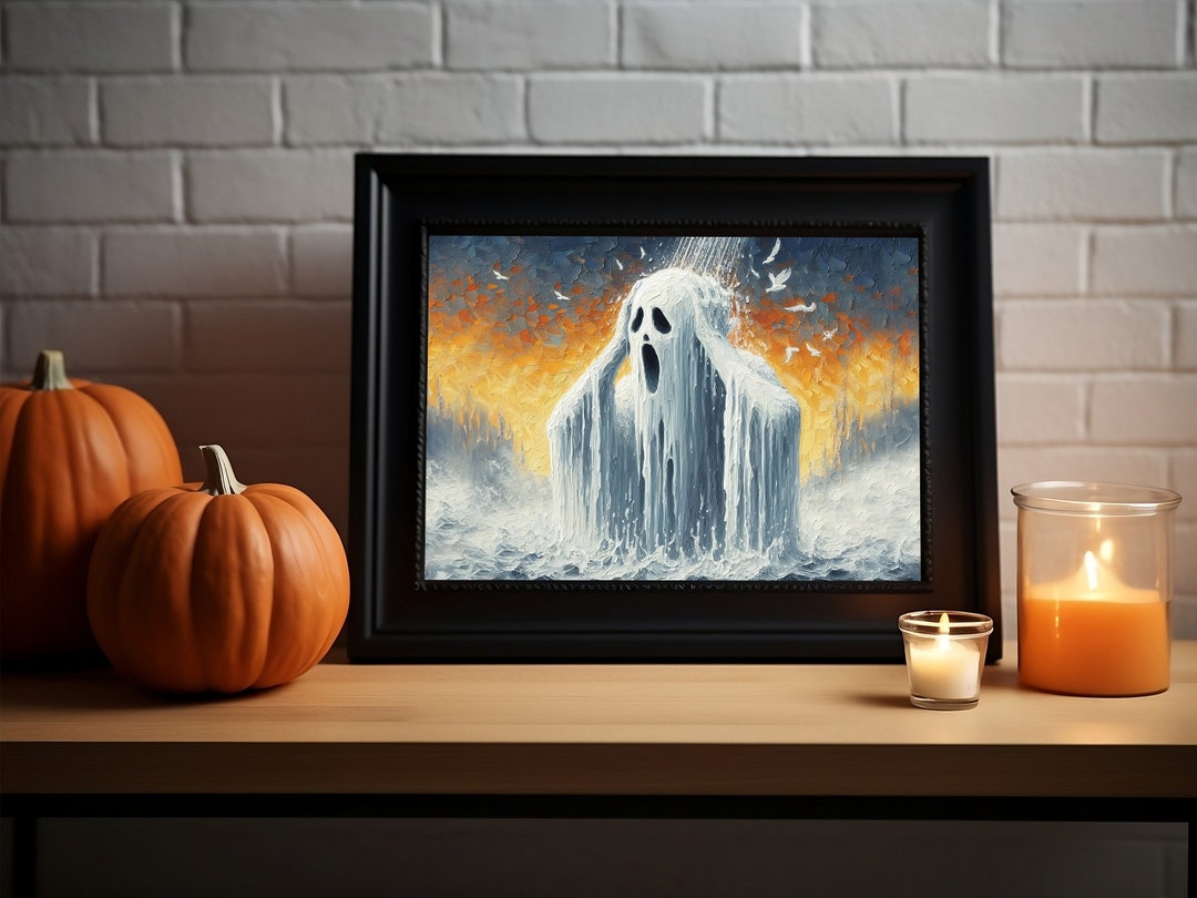 Ghost Lost in the Sea of Thoughts Halloween Decor Digital Download ...