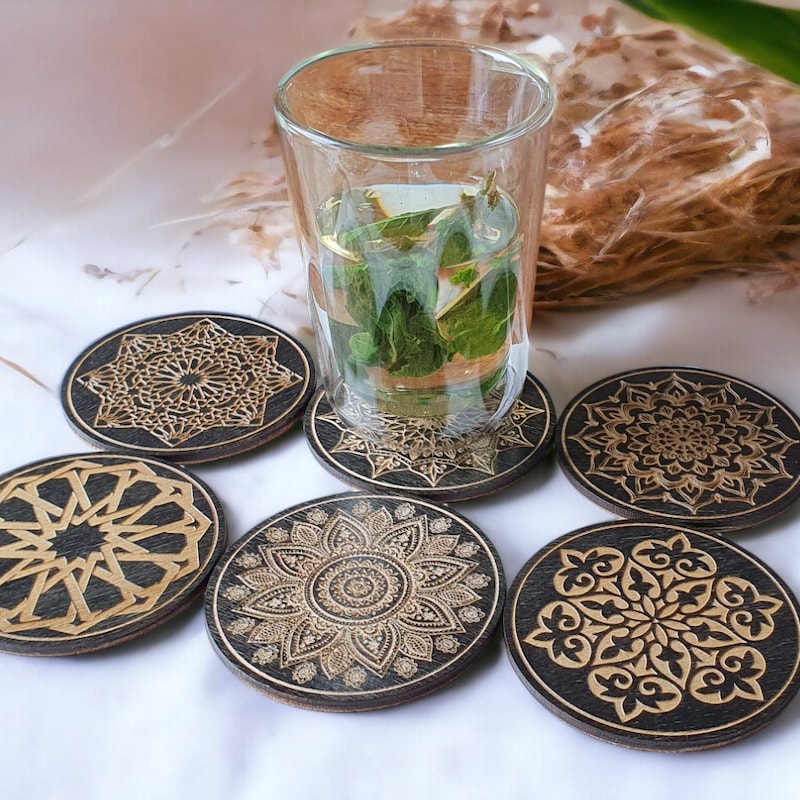 Moroccan Coasters - Etsy